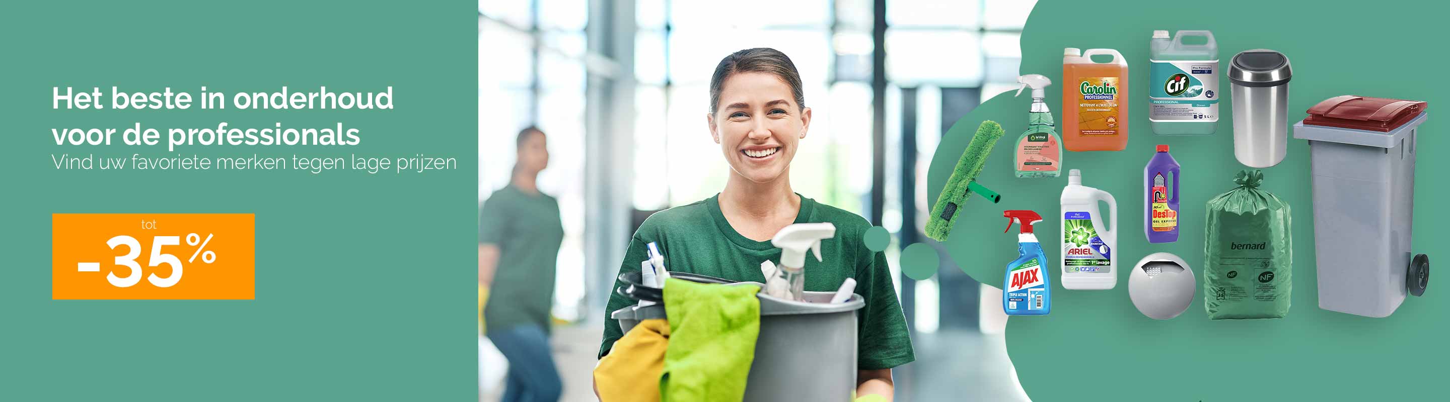 Bernard, de nr. 1 in hygiëne, onderhoud en veiligheid voor bedrijven